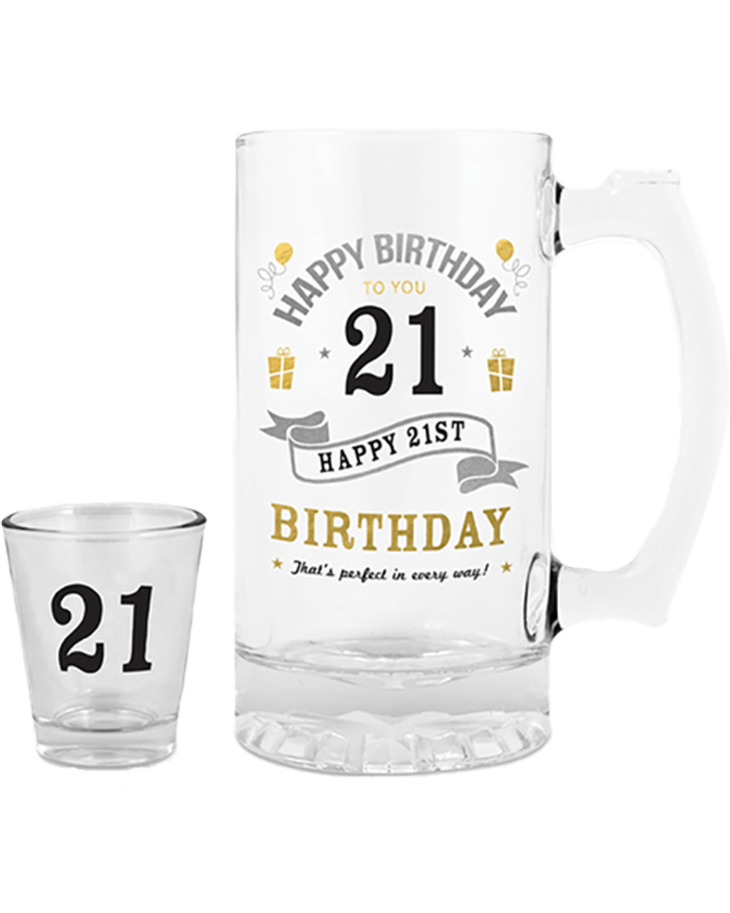 Buy Unbranded Birthday 21st Celebration Liquor Alcohol Shot/stein Beer ...