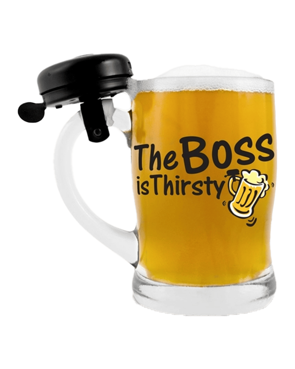 Buy Unbranded Beer Stein Bell The Boss Is Thirsty Novelty Drinking ...