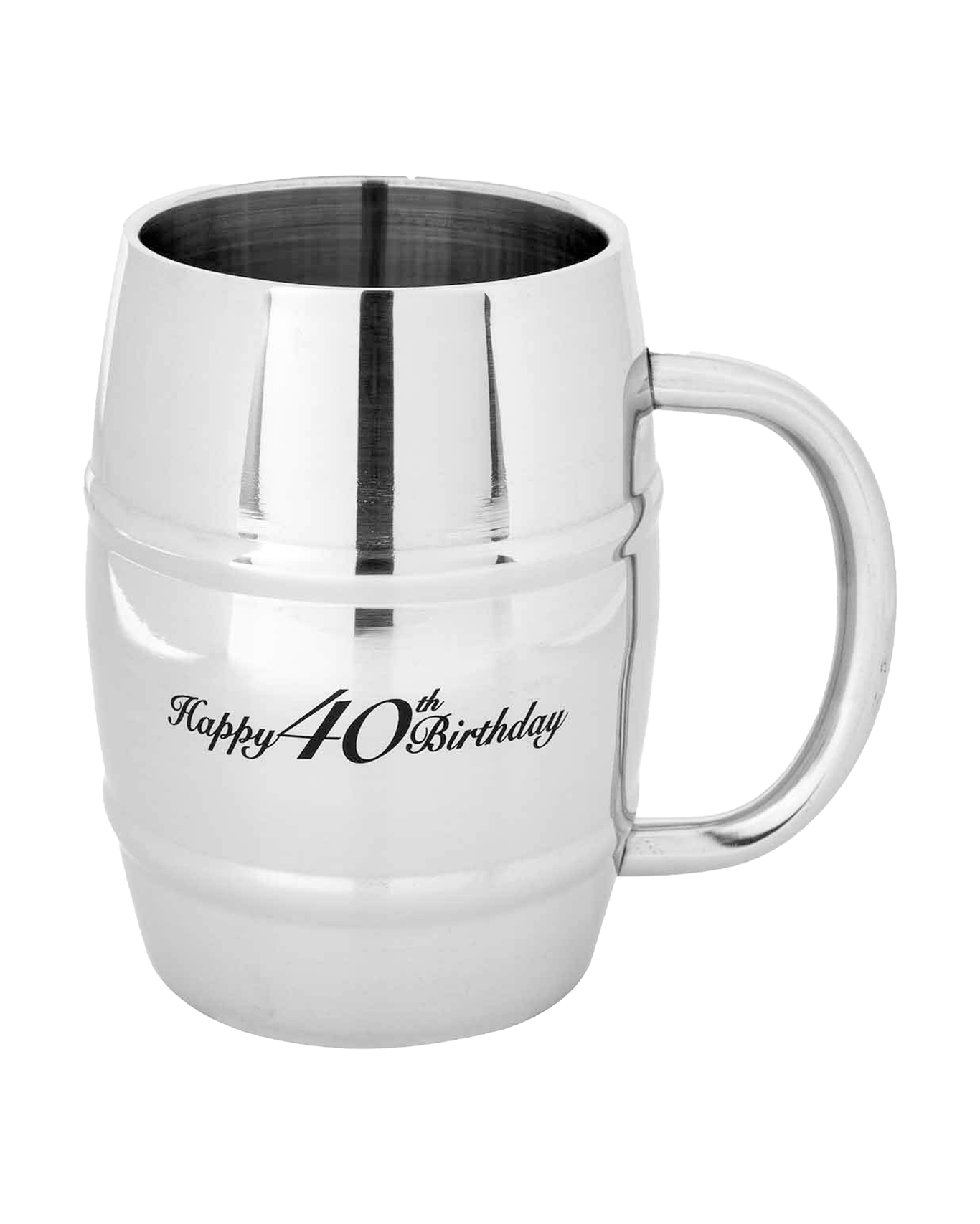 Buy Unbranded Tankard Beer Beverage Happy 40th Birthday Stainless Steel ...