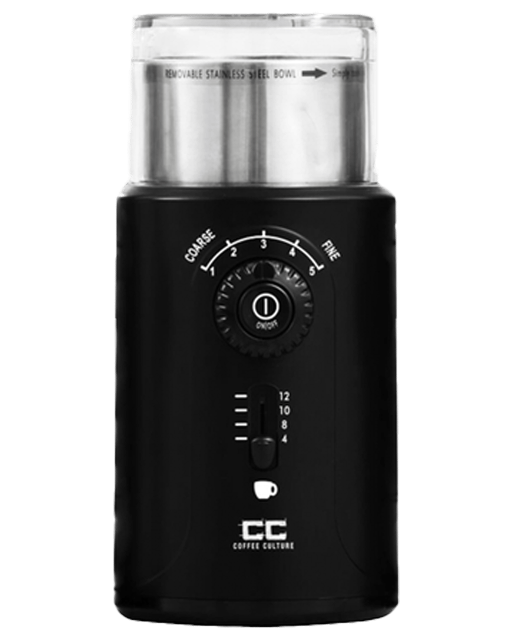 Buy Coffee Culture Electric Cup Coffee Grinder/grinding Machine Black ...