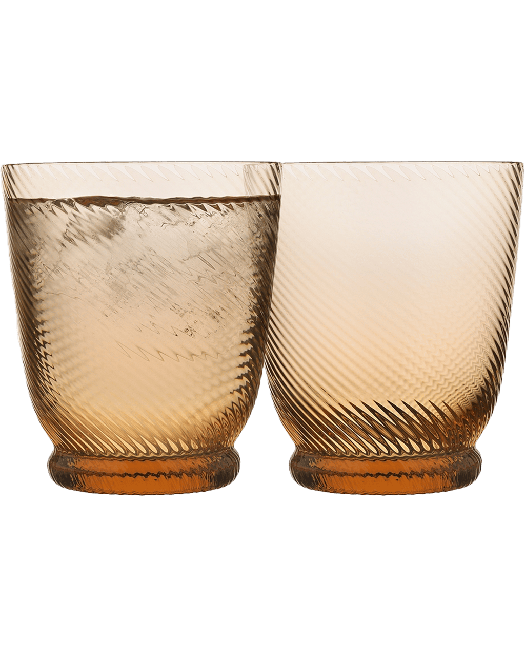 Buy Ecology Aveline Glass Drinking Barware Tumblers/cups Set Marigold ...