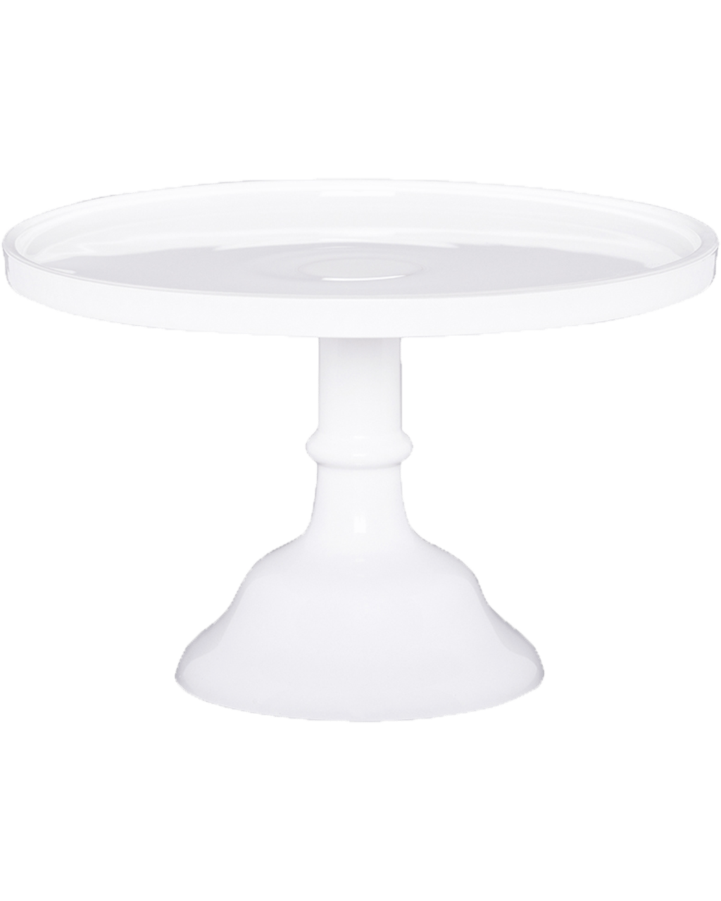 Buy Ecology Glass Torte Cake Stand Desserts Display Holder White 25x15 ...
