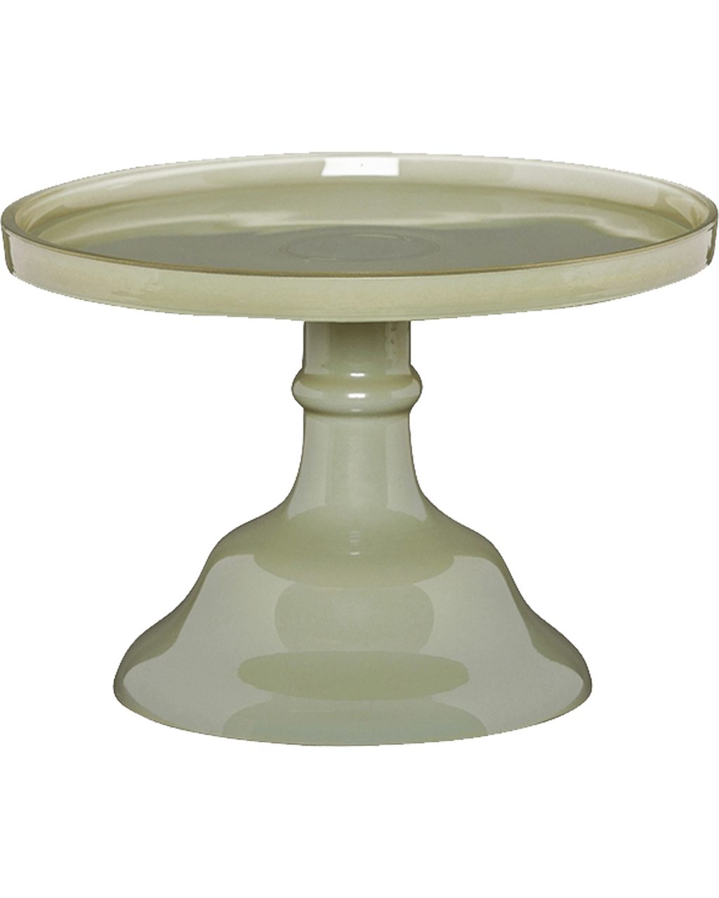 Buy Ecology Glass Torte Cake Stand Dessert Display Holder Sage Green ...