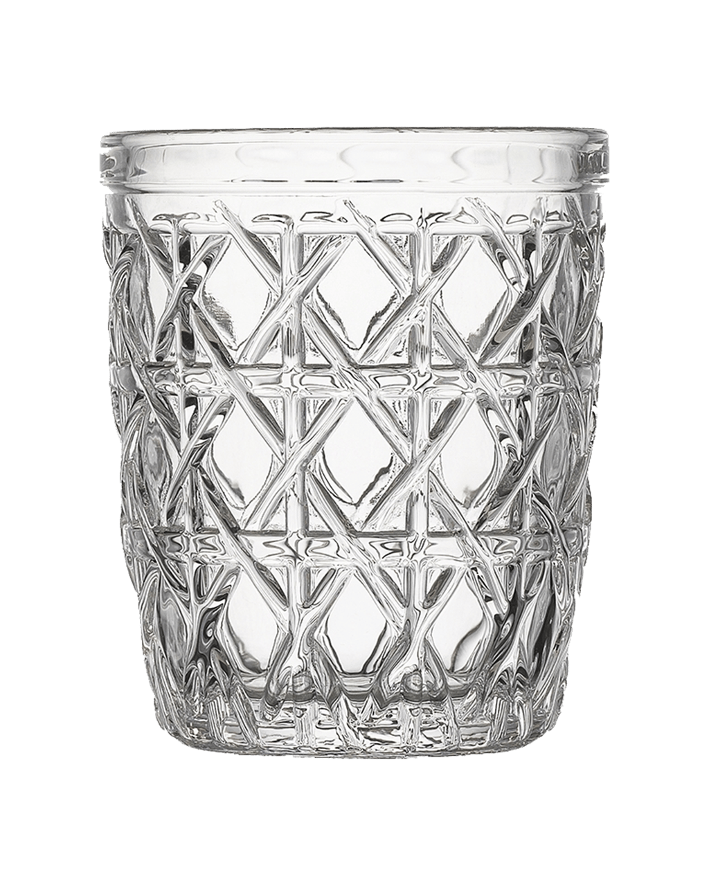 Buy Ecology Rattan Glass Tumbler Set Round Drinking Water/juice Cup ...