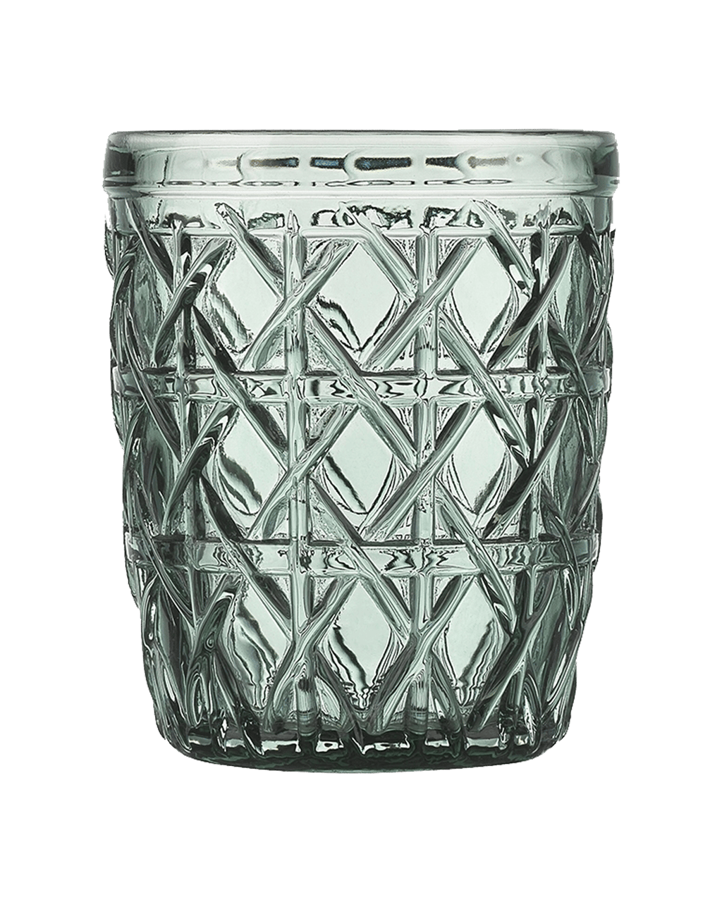 Buy Ecology Rattan Glass Tumbler Set Round Drinking Water/juice Cup ...