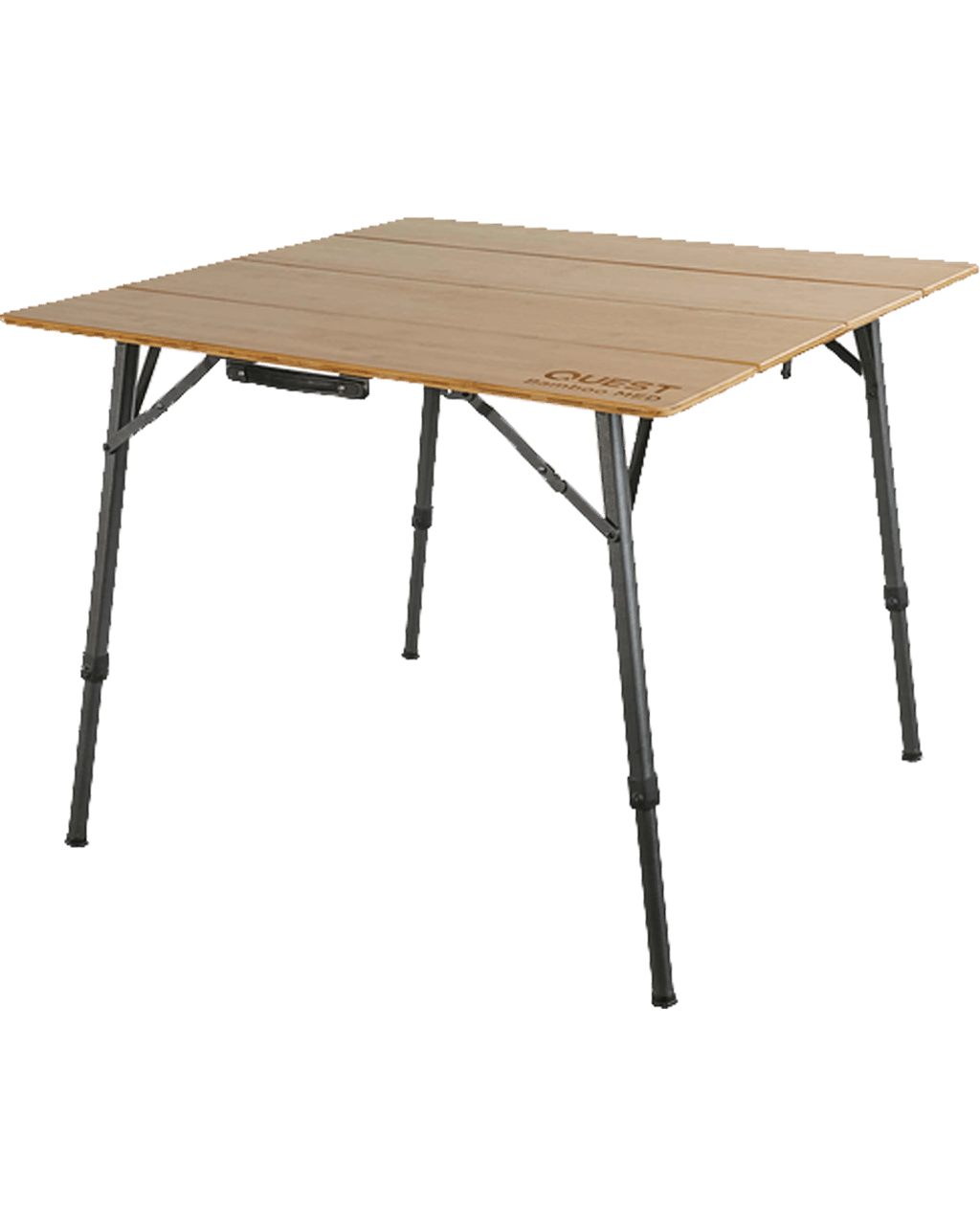 Buy Quest Square Bamboo Table Outdoor Portable Camping Desk W/ Carry ...
