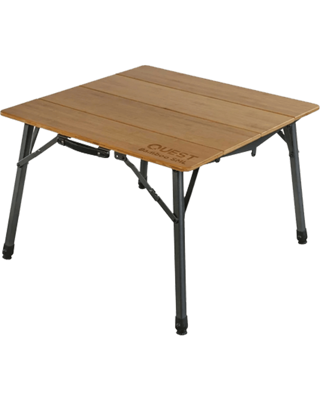 Buy Quest Square Bamboo Table Outdoor Portable Camping Desk W/ Carry ...