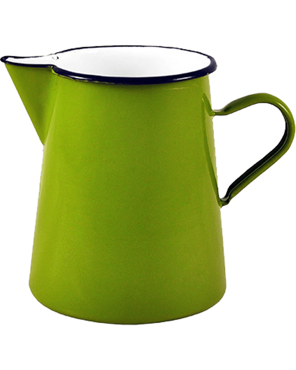 Buy Urban Style Enamelware Pitcher Jug Water Container W/ Black Rim ...