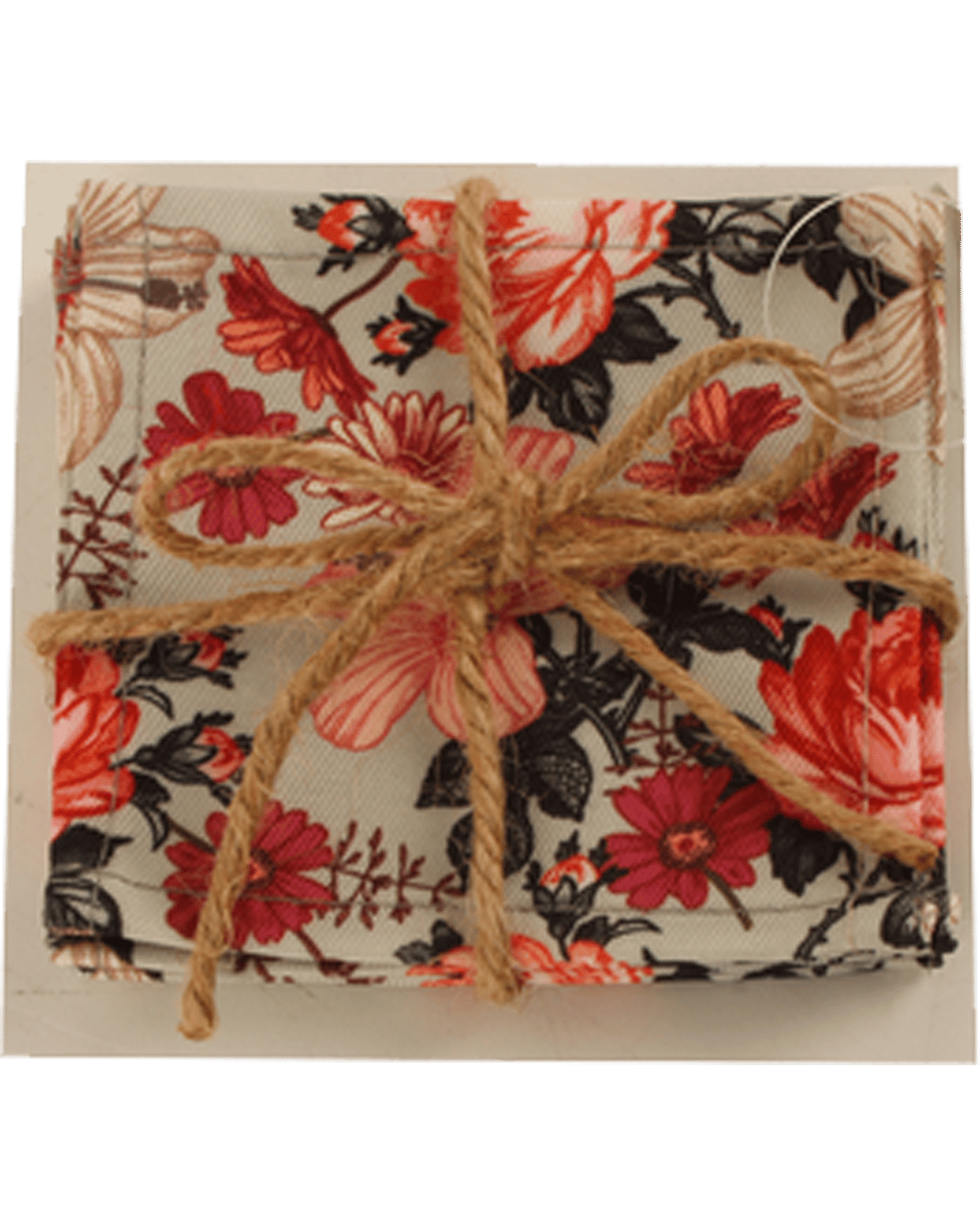 Buy Maine & Crawford Cecily Fleur Cloth Coaster Set Square Drink Mat ...