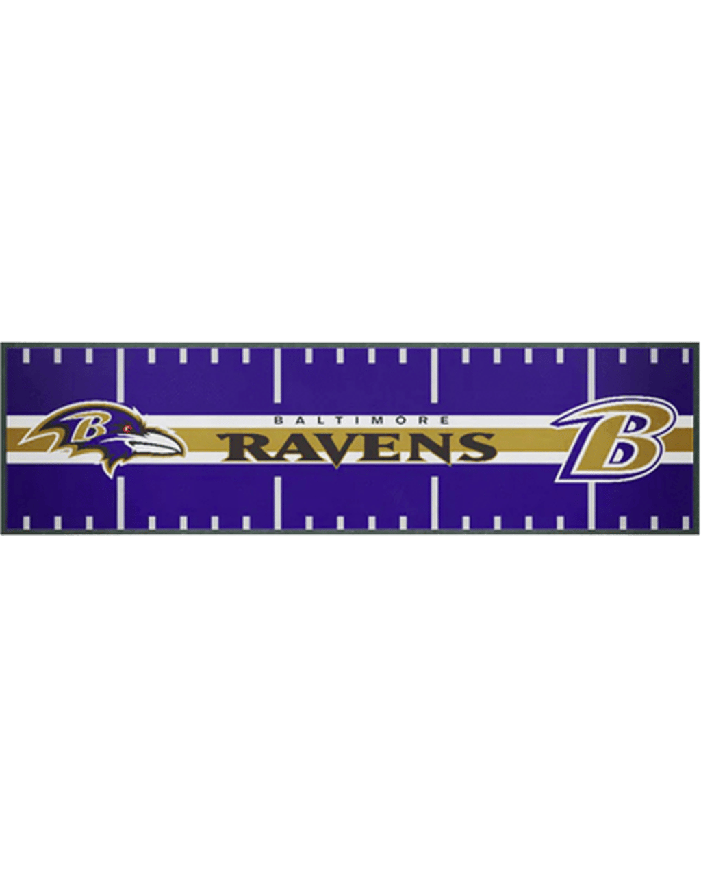 Nfl Baltimore Ravens Merchandise Bar/kitchen Runner Counter Top Mat ...
