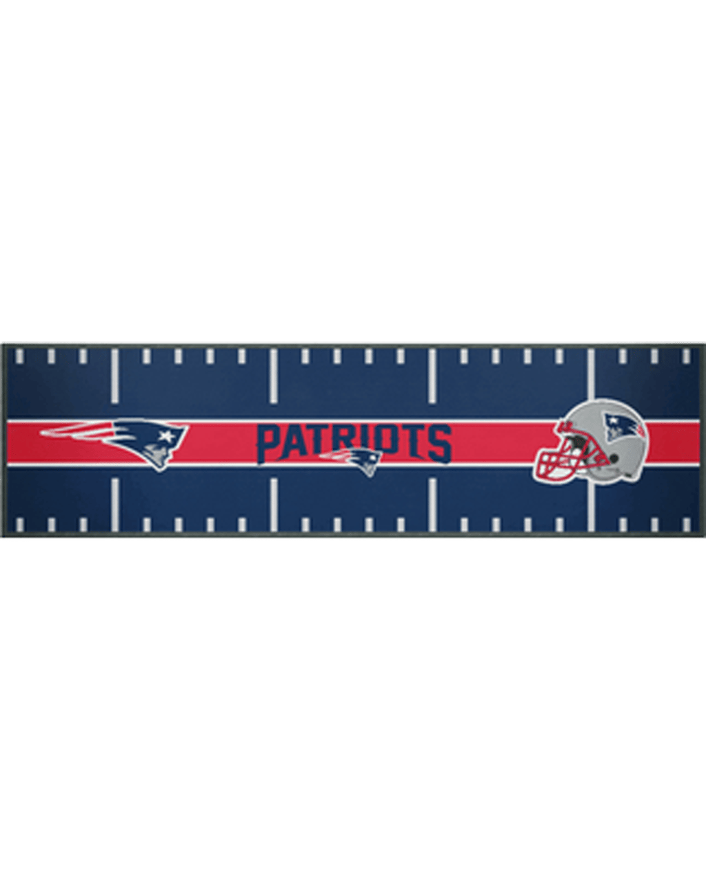 Nfl New England Patriots Merchandise Bar/kitchen Runner Counter Top Mat ...