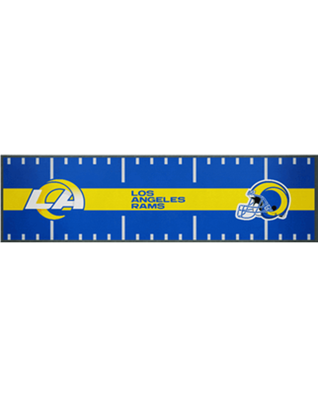 Buy Nfl Los Angeles Rams Merchandise Bar/kitchen Runner Counter Top Mat ...