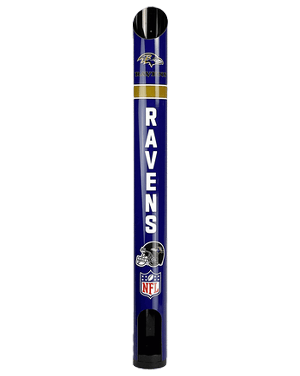 Buy Nfl Baltimore Ravens Stubby Holder Dispenser Storage Wall Mountable ...