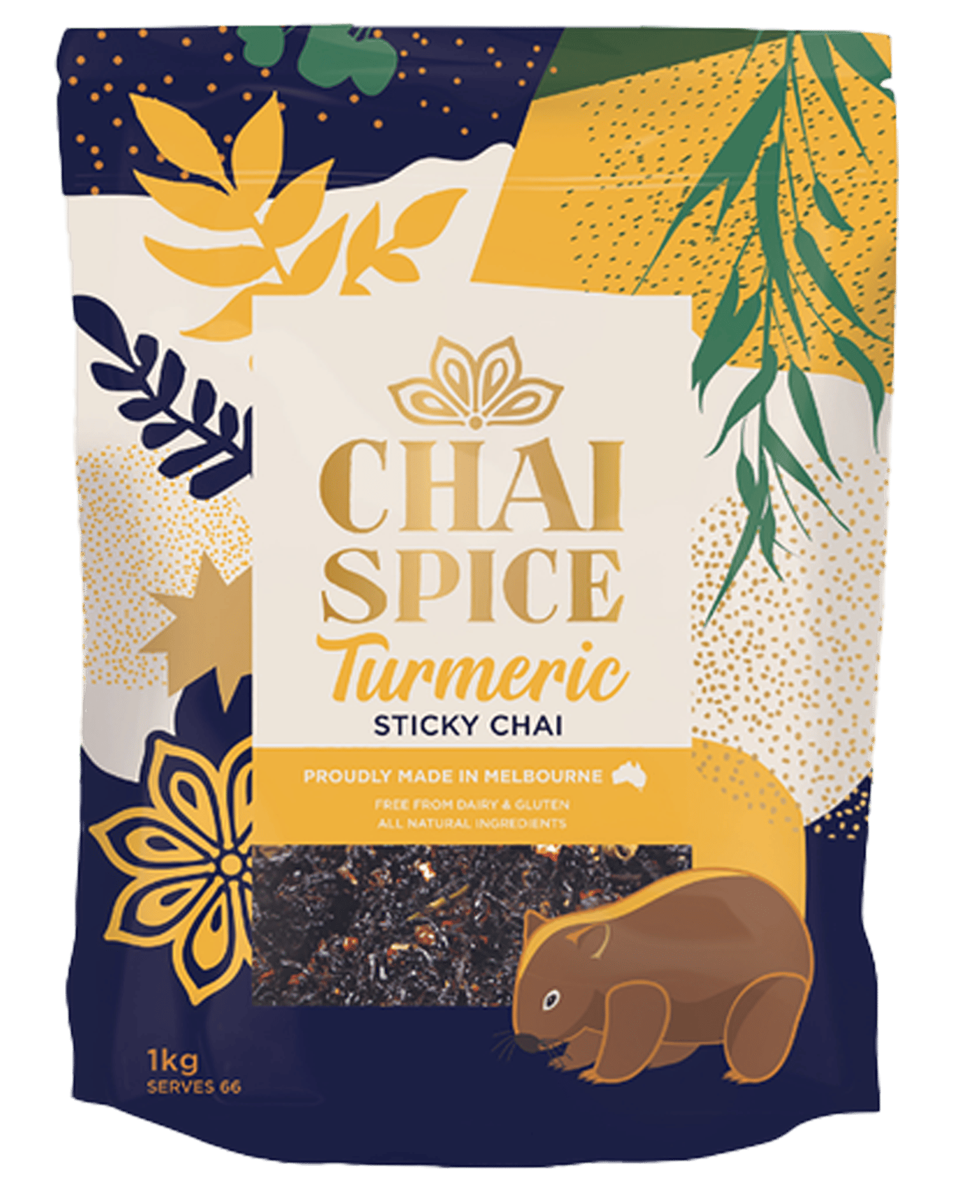 Buy Chai Spice Turmeric Sticky Chai Natural Honey Hot Drink Blend Tea ...