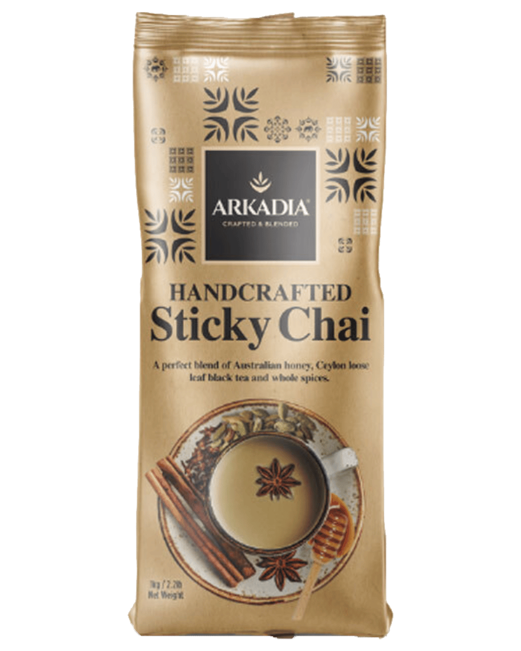 Buy Arkadia Handcrafted Sticky Chai Loose Leaf Honey Blend Black Tea ...