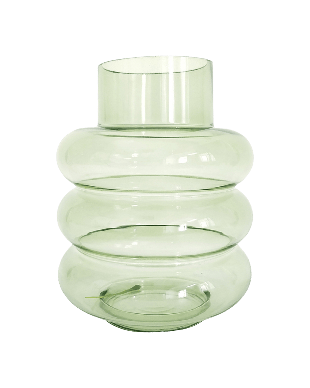 Buy Urban Tommy Ring Glass Flower Vase Home Decorative Display Medium ...
