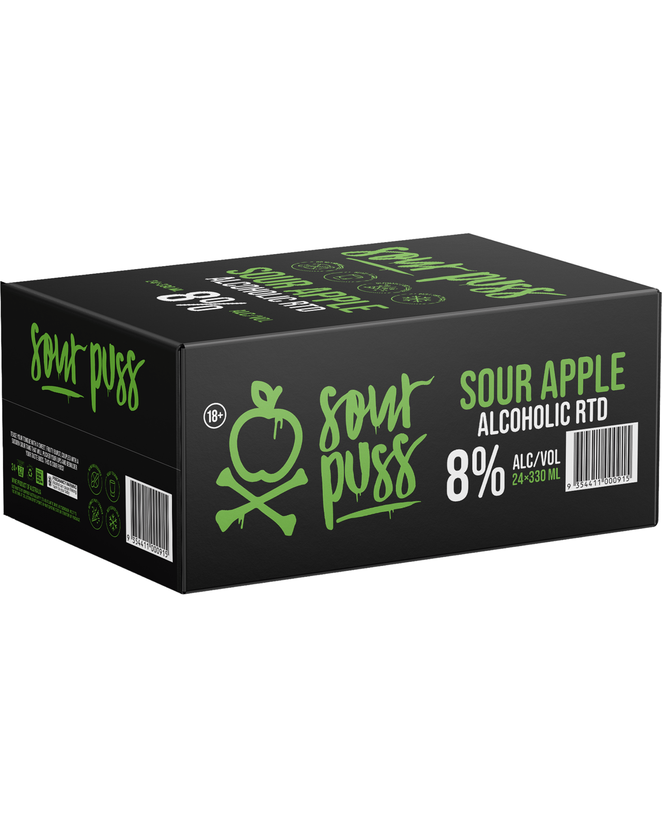 Buy Sour Puss Sour Apple Rtd Can 330ml Online @Lowest Price