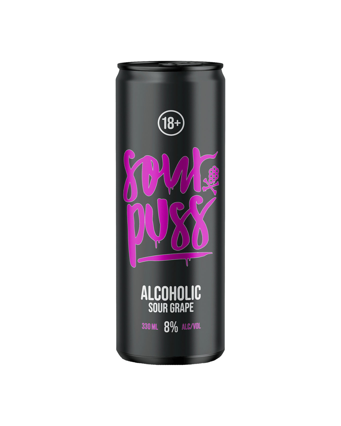 Buy Sour Puss Sour Grape Rtd Can 330ml Online @Lowest Price
