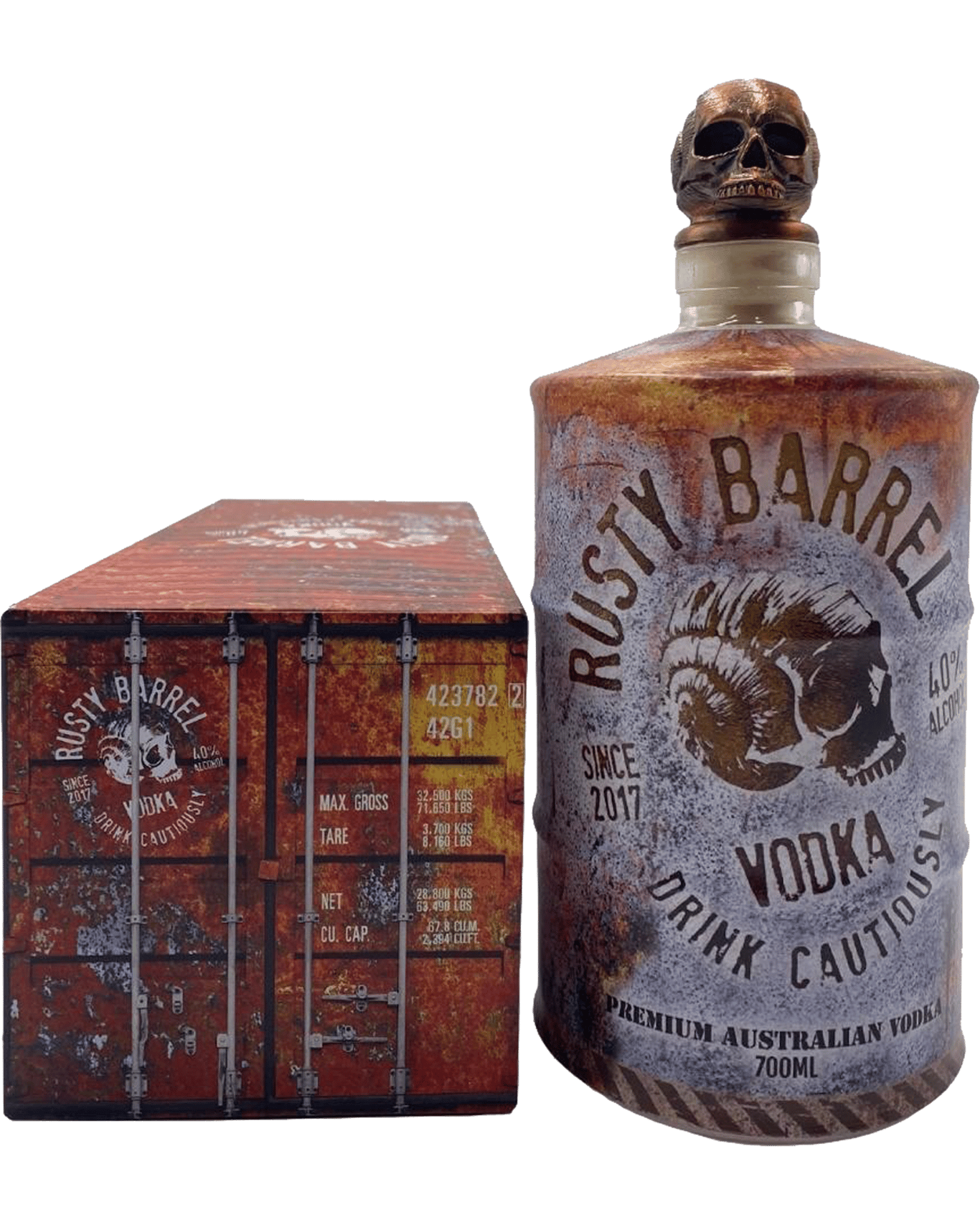 Buy Rusty Barrel Spirits Vodka Gift Box Online @Lowest Price