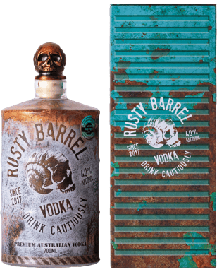 Buy Rusty Barrel Spirits Vodka Gift Box - Blue Online @Lowest Price