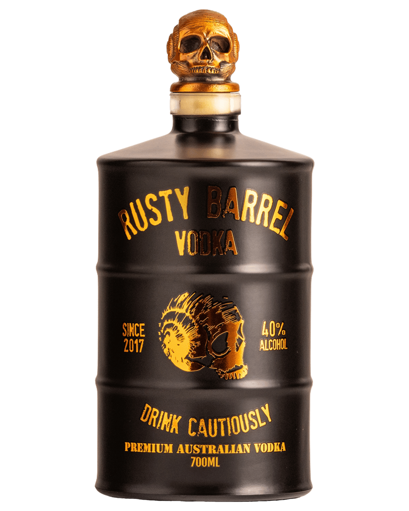 Buy Rusty Barrel Spirits Vodka Matte Black 700ml Online @Lowest Price