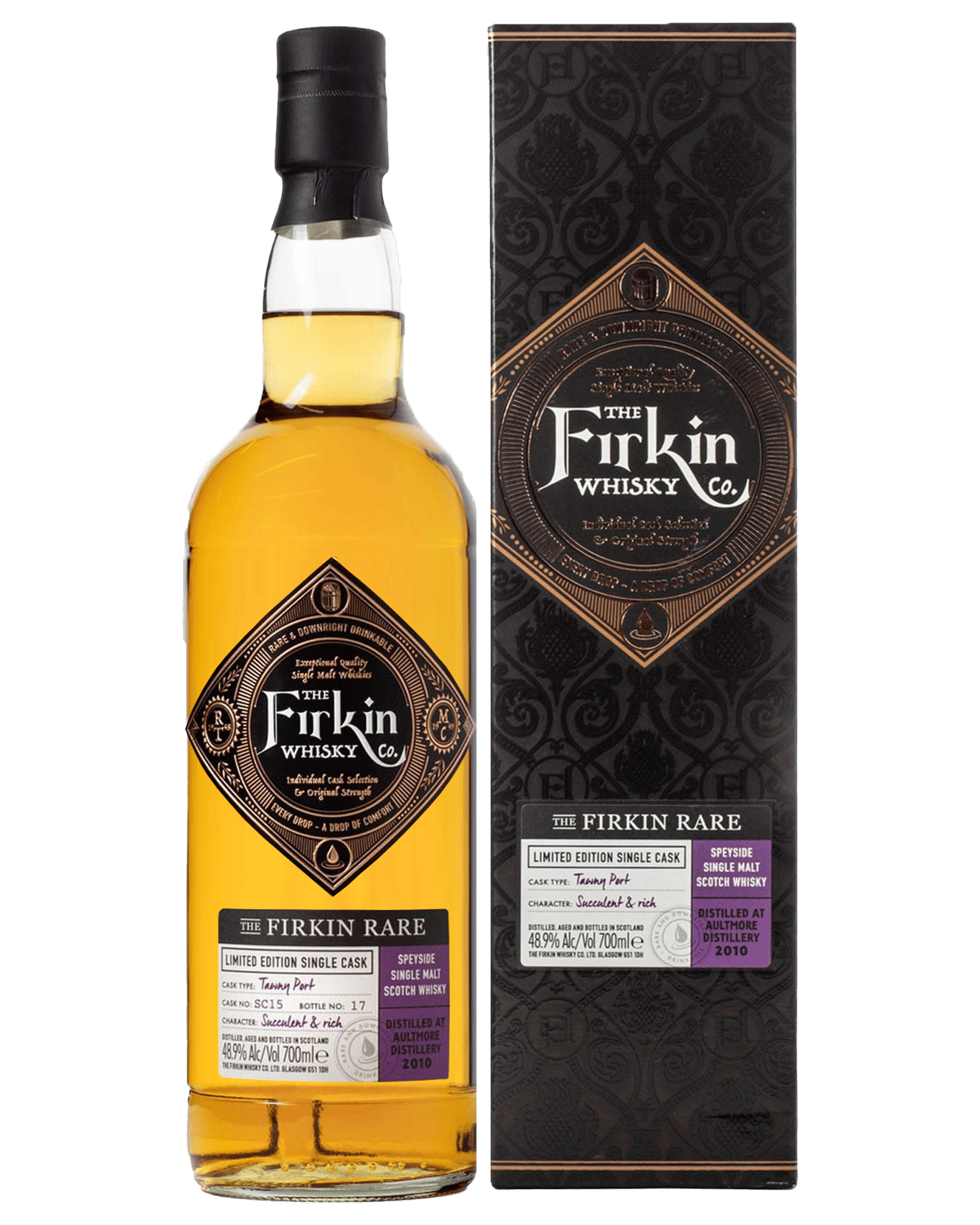 Buy Firkin Whisky Co Rare Aultmore 10 Year Old Marsala Cask 700ml ...