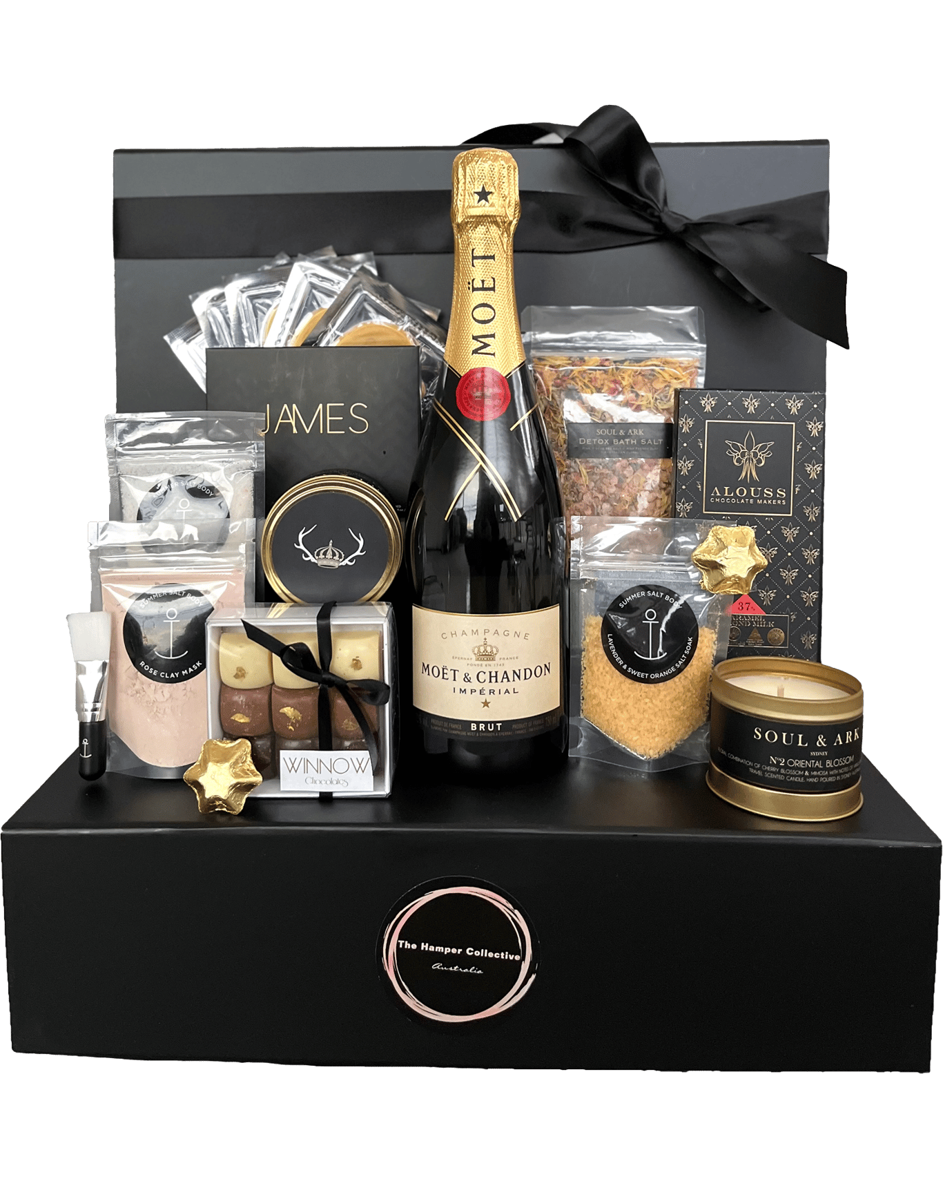 Buy The Hamper Collective Australia Moet Staycation Pamper Gift Hamper ...
