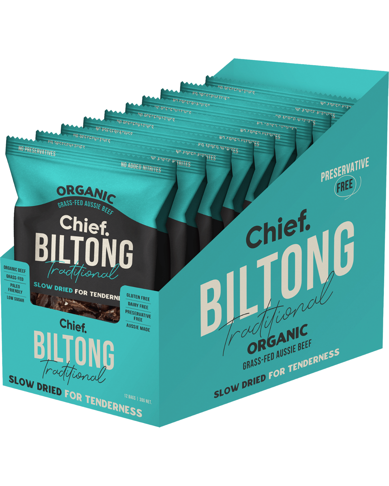 Buy Chief Nutrition Traditional Biltong 30g Online (Lowest Price ...
