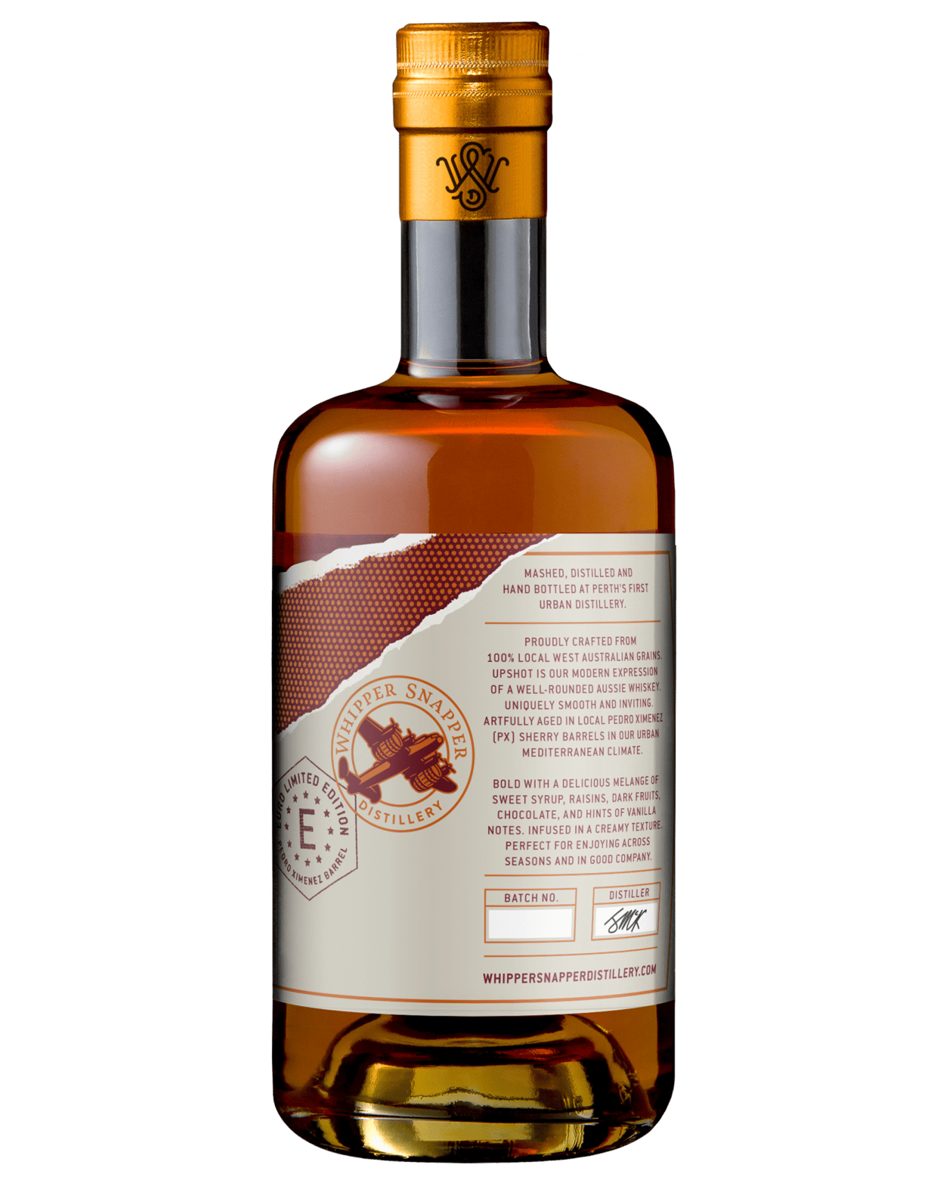 Buy Whipper Snapper Distillery Upshot Px Sherry Cask Whiskey 700ml ...
