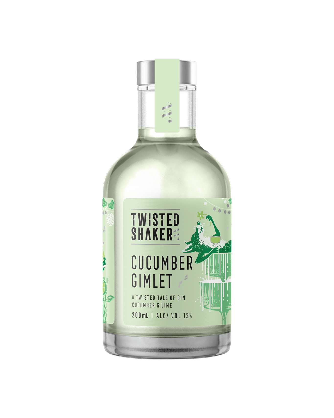 Buy Twisted Shaker Cucumber Gimlet Pre Batched Cocktail 200ml Online ...