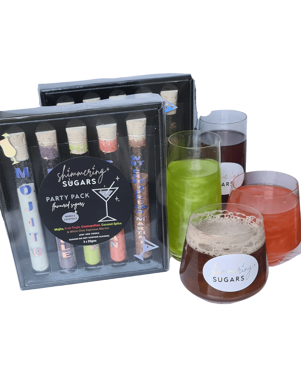 Buy Shimmering Sugars Bestie's Cocktail Party Pack 100ml Online @Lowest ...