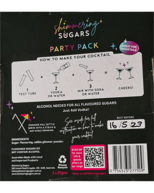 Buy Shimmering Sugars Bestie's Cocktail Party Pack 100ml Online @Lowest ...