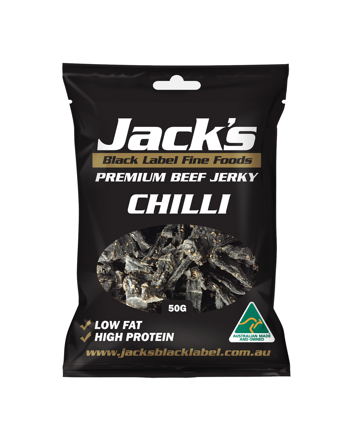 Buy Jacks Black Label Fine Foods Chilli Jerky 50g Online @Lowest Price