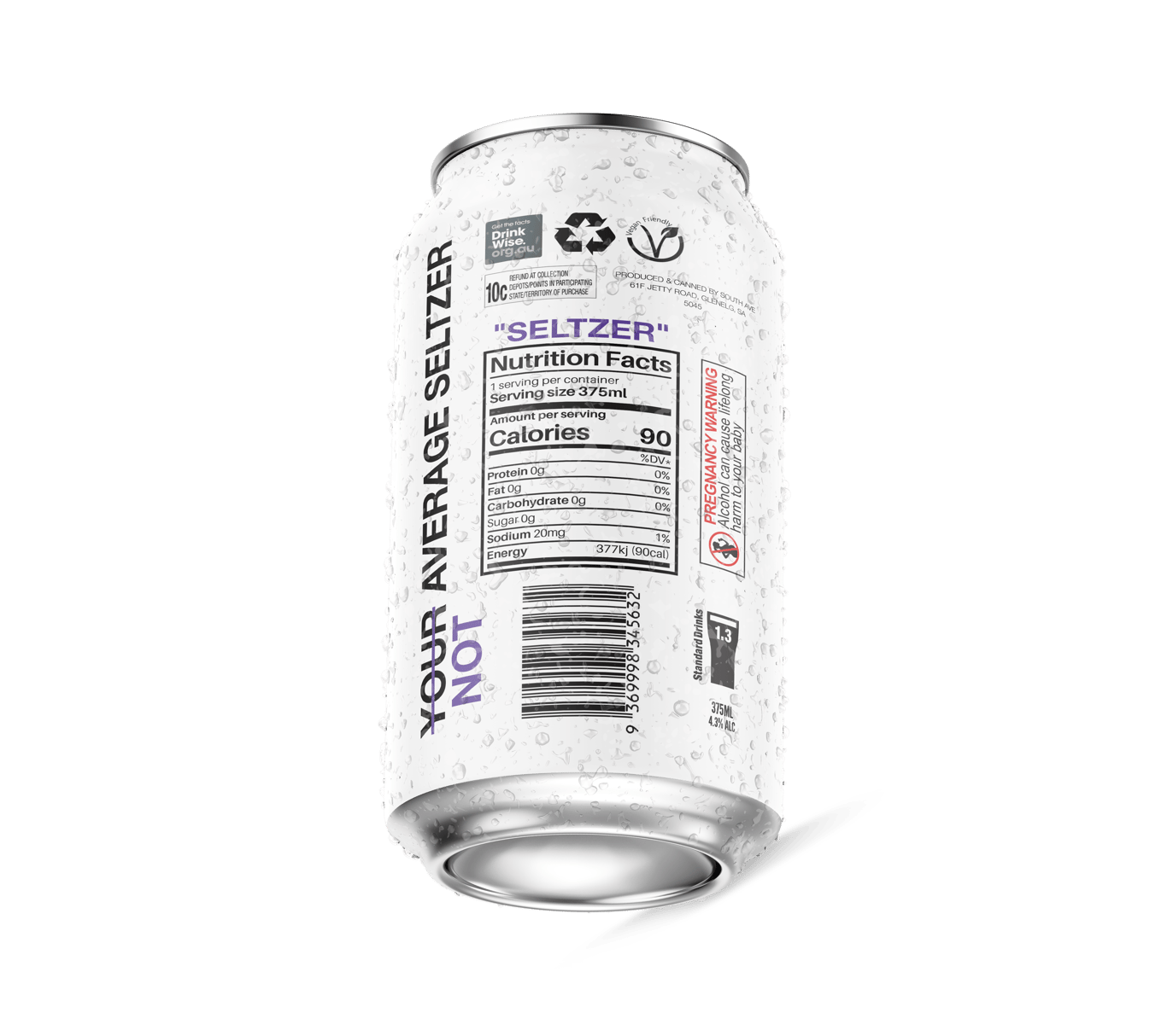 Buy South Ave Seltzer Grape 375ml Online (Lowest Price Guarantee): Best ...