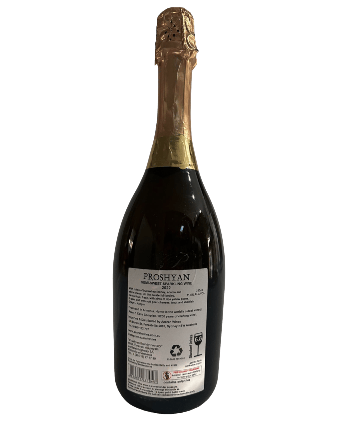 Buy Proshyan Sparkling Semi-sweet Online @Lowest Price