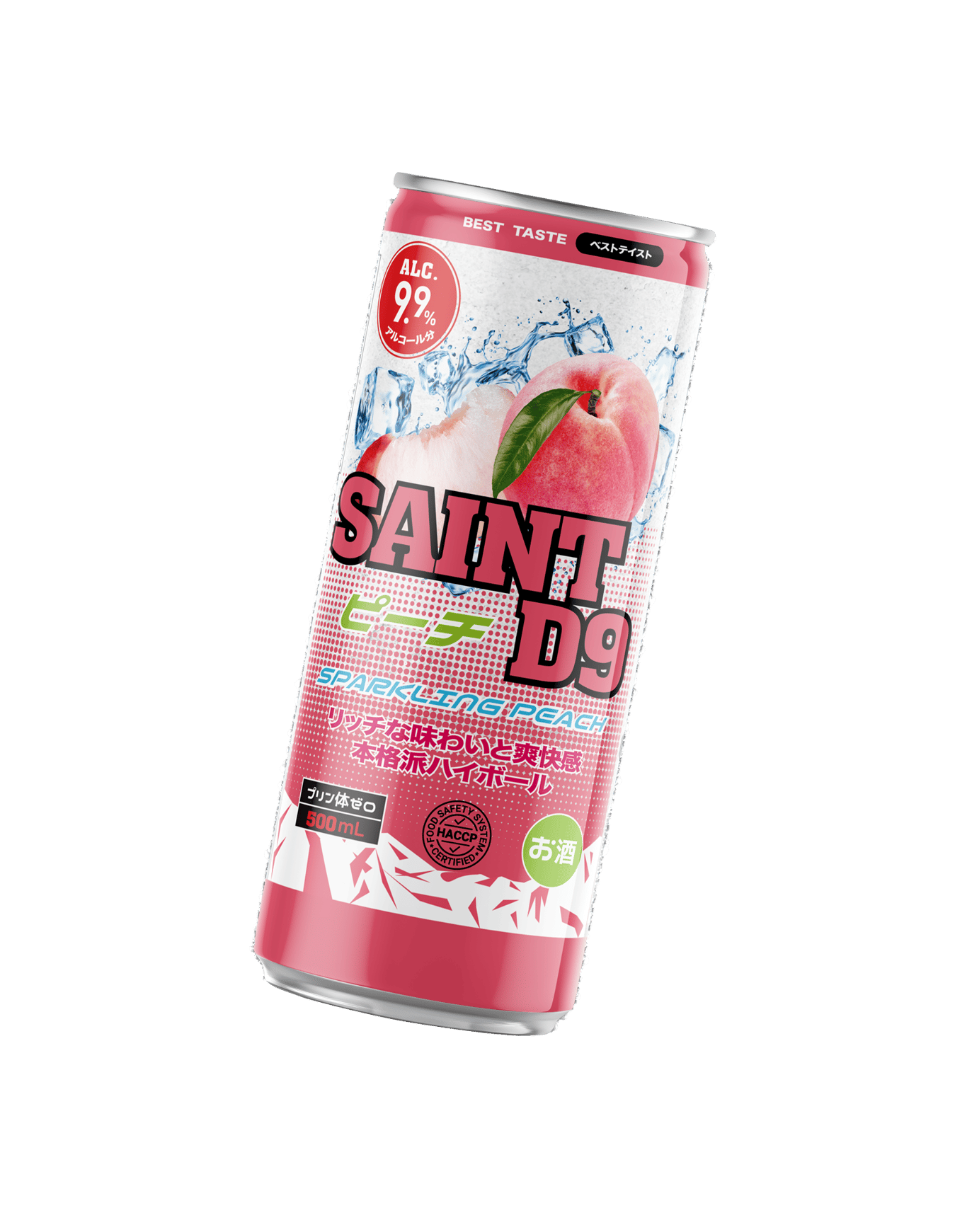 Buy Saint D9 Sparkling Peach 500ml Online @Lowest Price