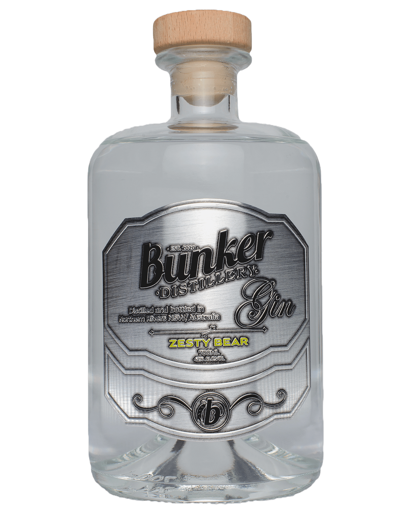 Buy Bunker Distillery Zesty Bear Gin 700ml Online @Lowest Price