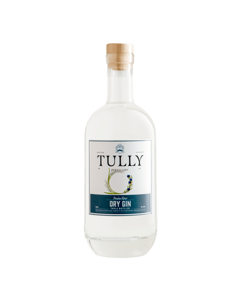 Buy Tully Distillery Preston River Gin 700ml Online @Lowest Price