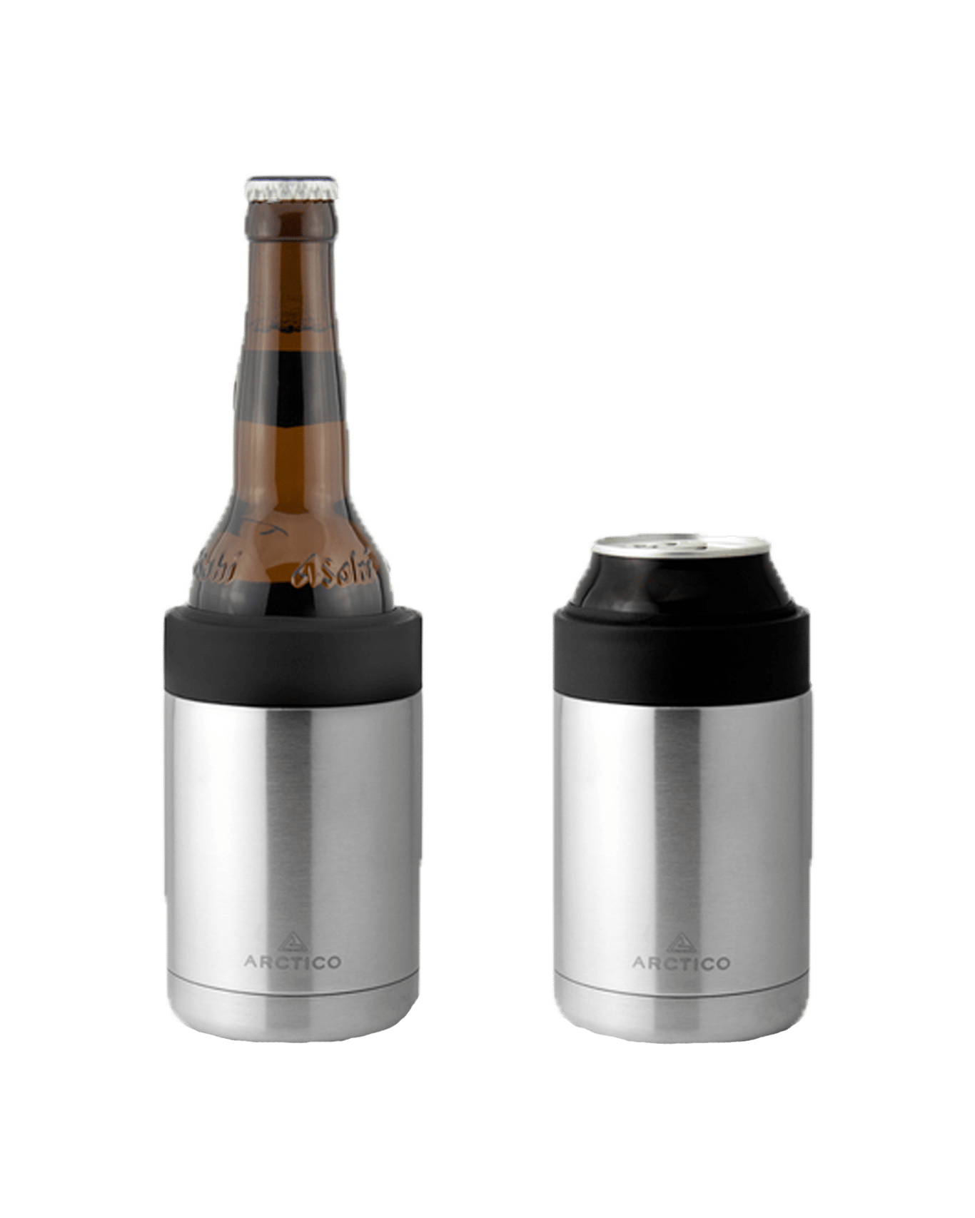 Buy Arctico Stubbo 2 In 1 Can & Bottle Stubby Holder Stainless Steel ...