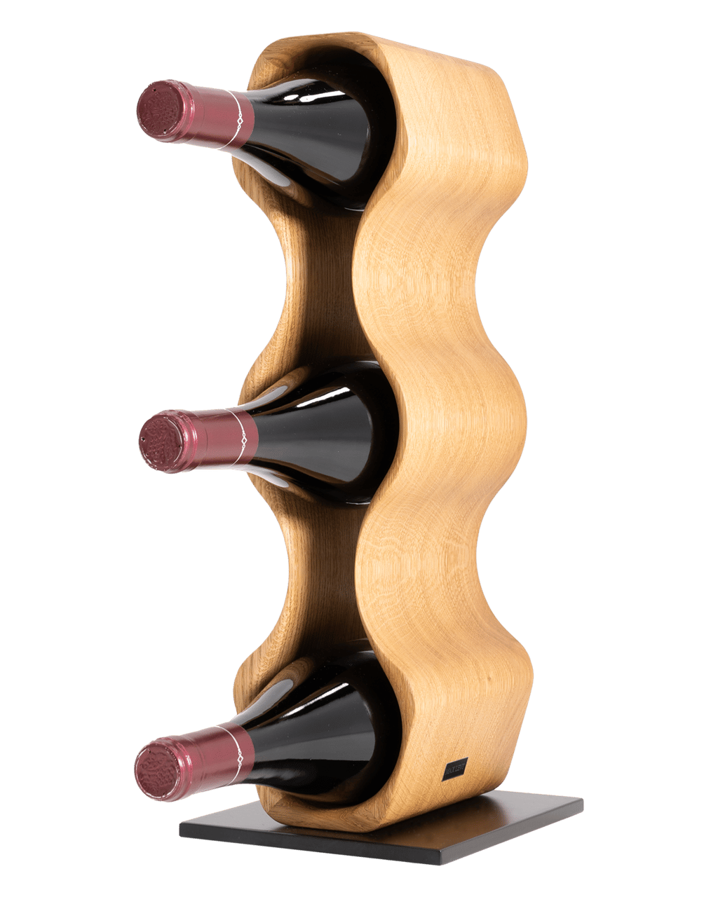 Buy Max Levi Harmony Wine Rack Select Oak Black Base Online (Low Prices ...