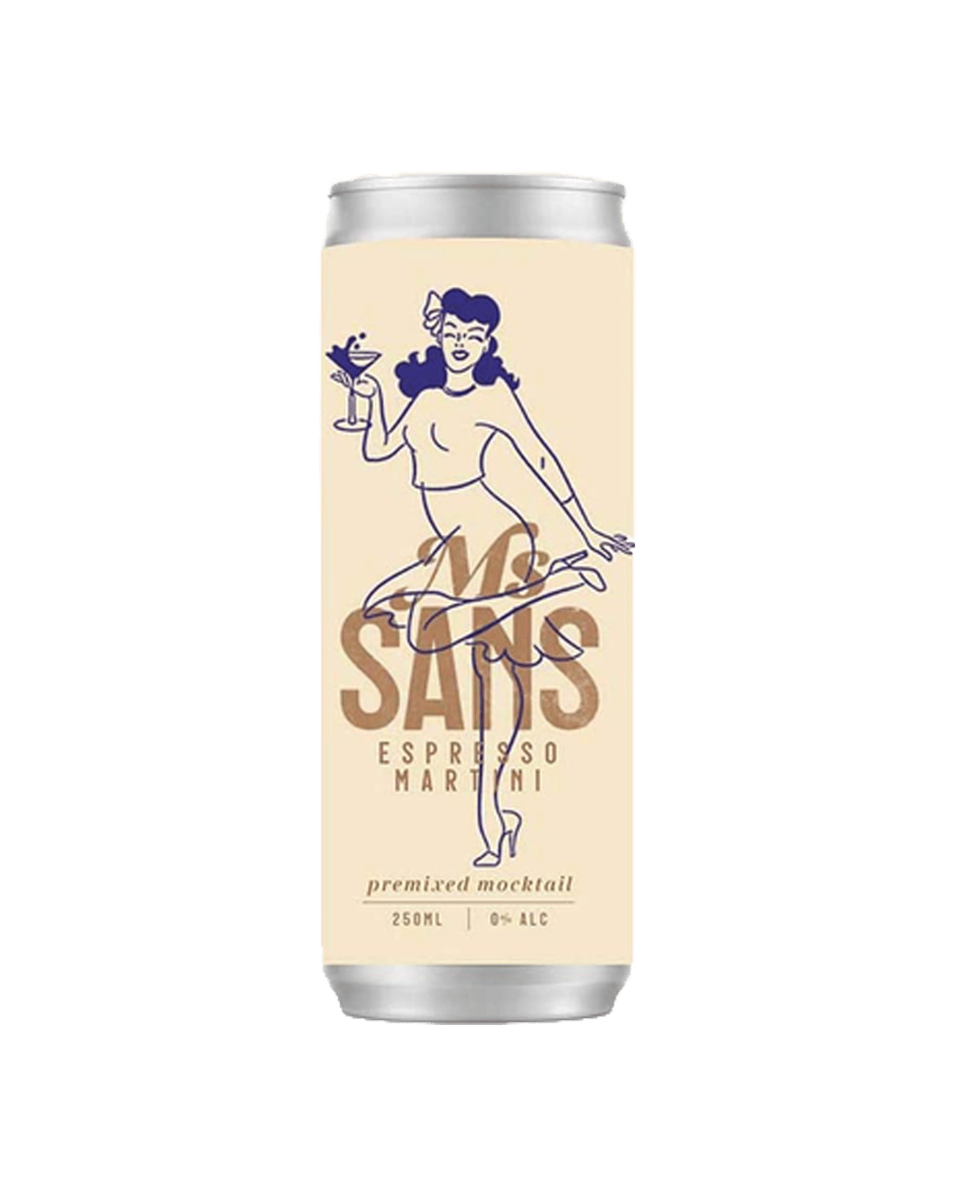 Buy Ms Sans Non-alcoholic Espresso Martini Rtd Can 250ml Online @Lowest ...