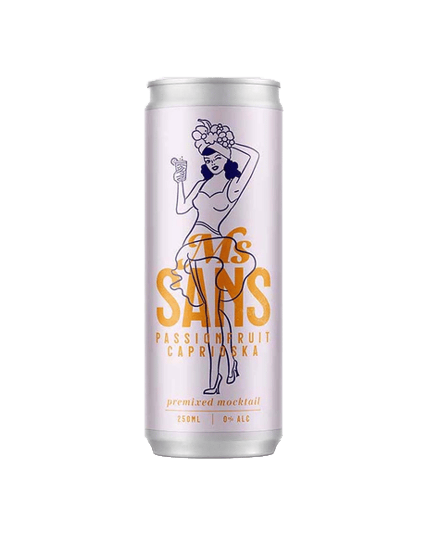 Buy Ms Sans Non Alcoholic Passionfruit Caprioska Rtd Can 250ml Online ...