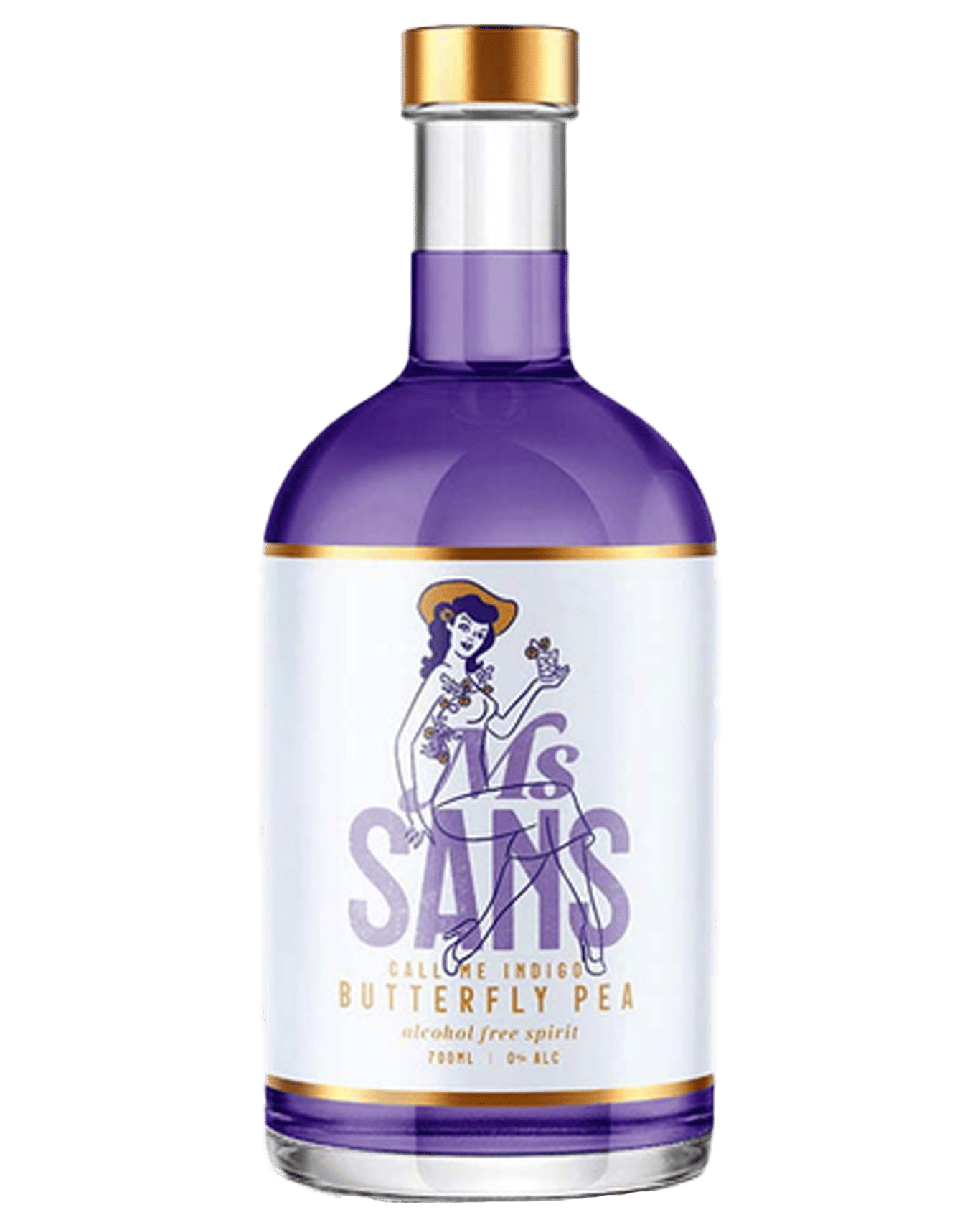 Buy Ms Sans Call Me Indigo Butterfly Pea Gin Substitute 750ml Online ...