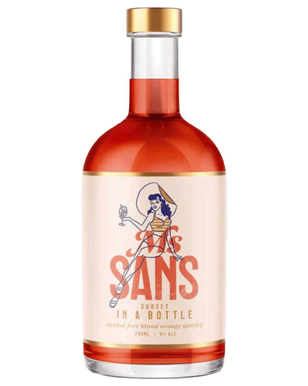 Buy Ms Sans Sunset In A Bottle Blood Orange Spritz 700ml Online @Lowest ...