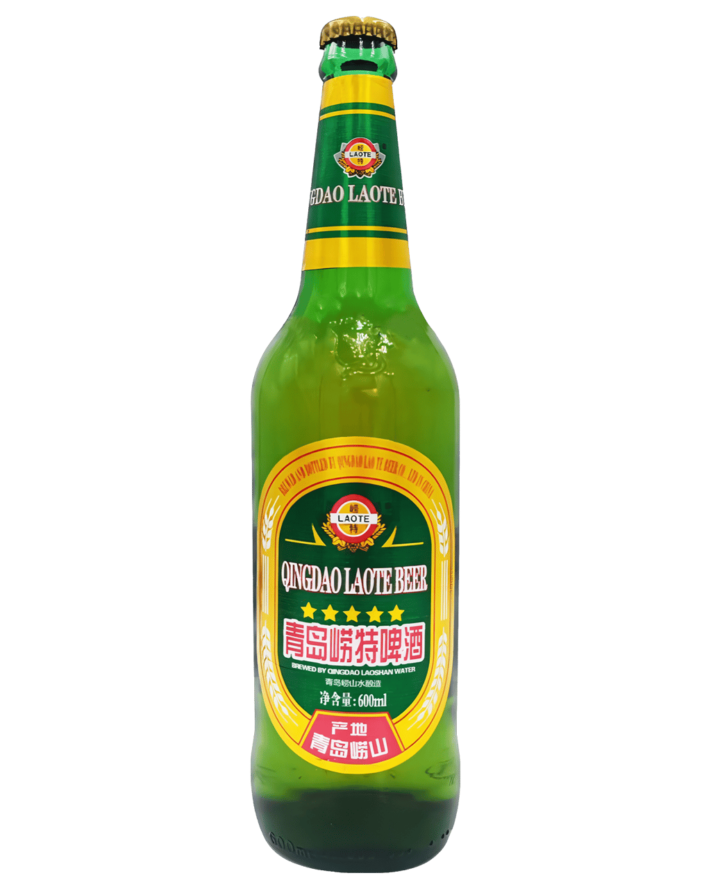 Buy Qingdao Laote Premium Lager Bottle 600ml Online @Lowest Price