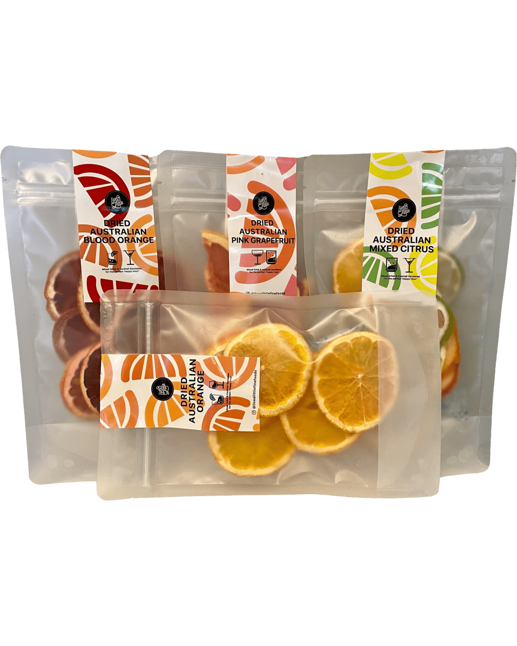 Buy Live A Little Citrus Taster 2 - 4 X 20g Pouches Blood Orange, Pink ...