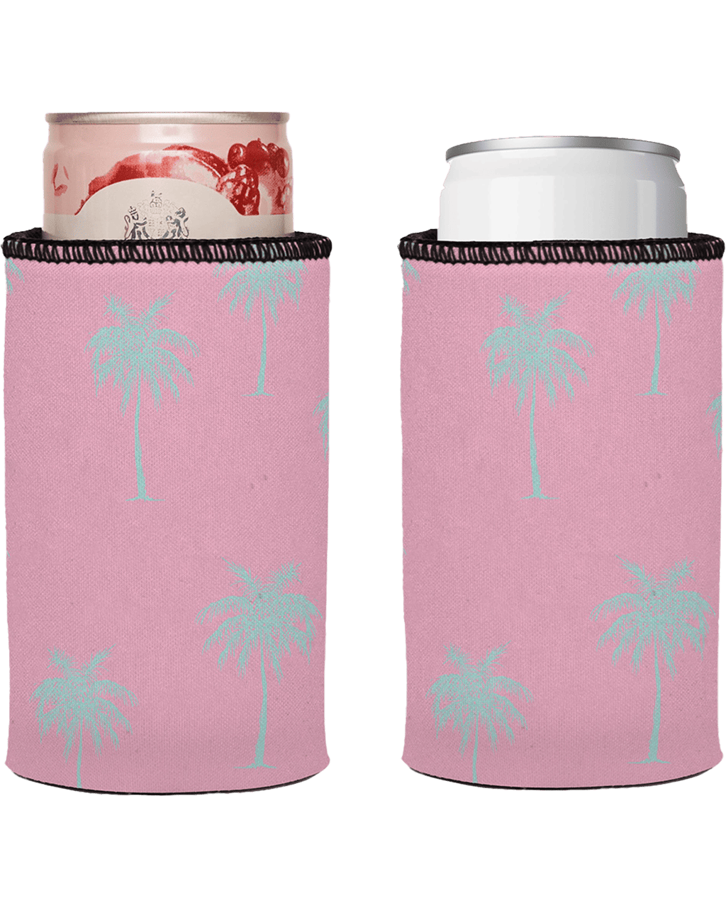 Buy Stubbyz Palm Trees Aqua Pink Stubby Cooler Standard Pack Online ...