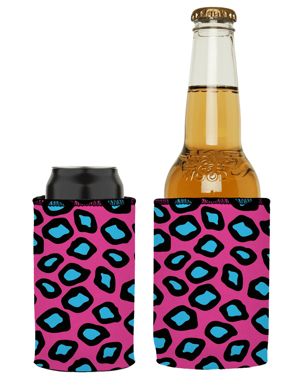Buy Stubbyz Pink Leopard Print Stubby Cooler Standard Pack Online ...