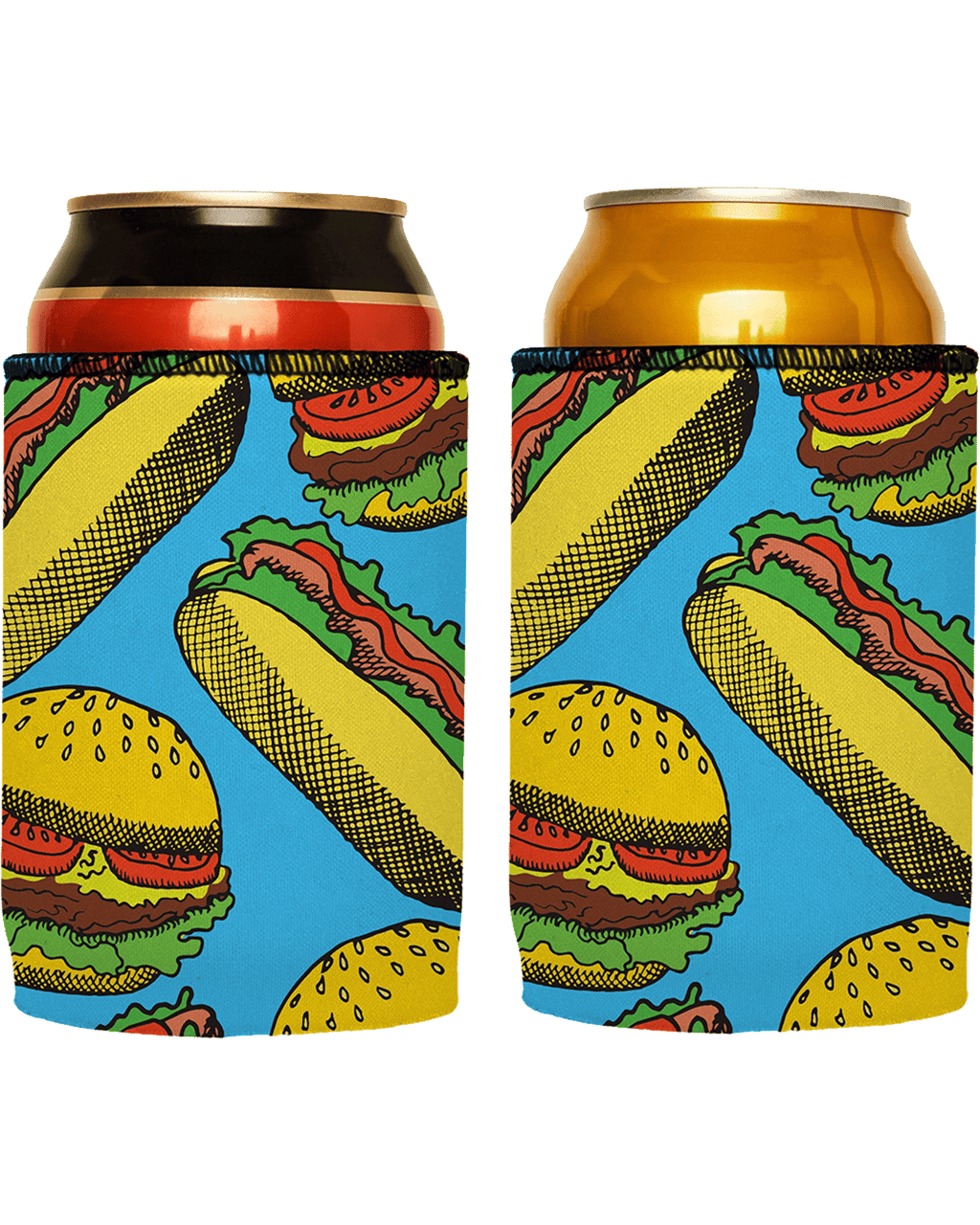 Buy Stubbyz Hamburgers & Sandwiches Stubby Cooler Slim Pack Online (Low ...