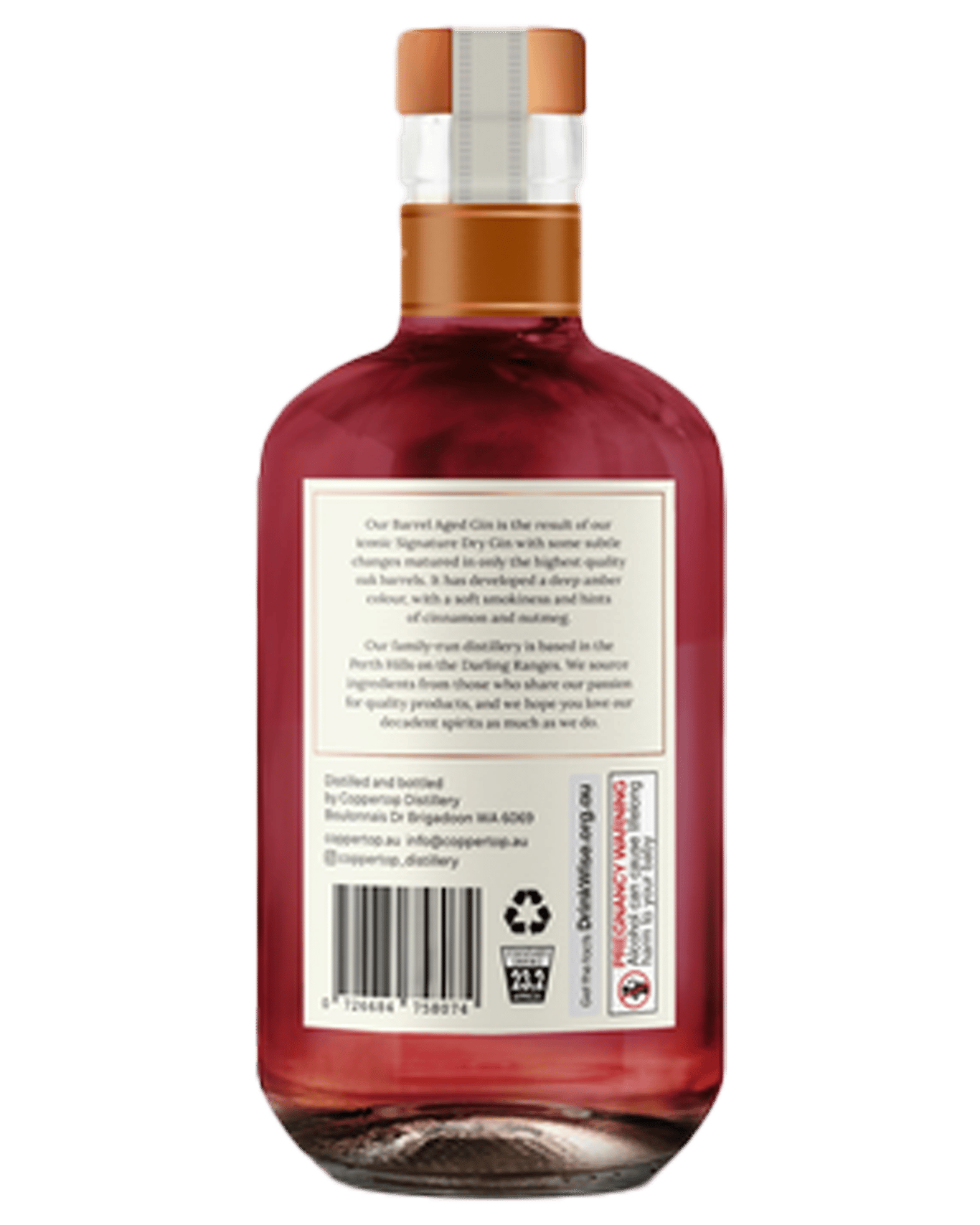 Buy Coppertop Distillery Swan Valley Shiraz Gin 700ml Online @Lowest Price
